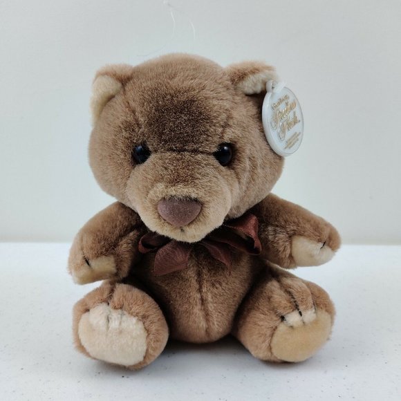 Gerber | Toys | Vintage Gerber Precious Plush Tanbrown Teddy Bear 7 ...